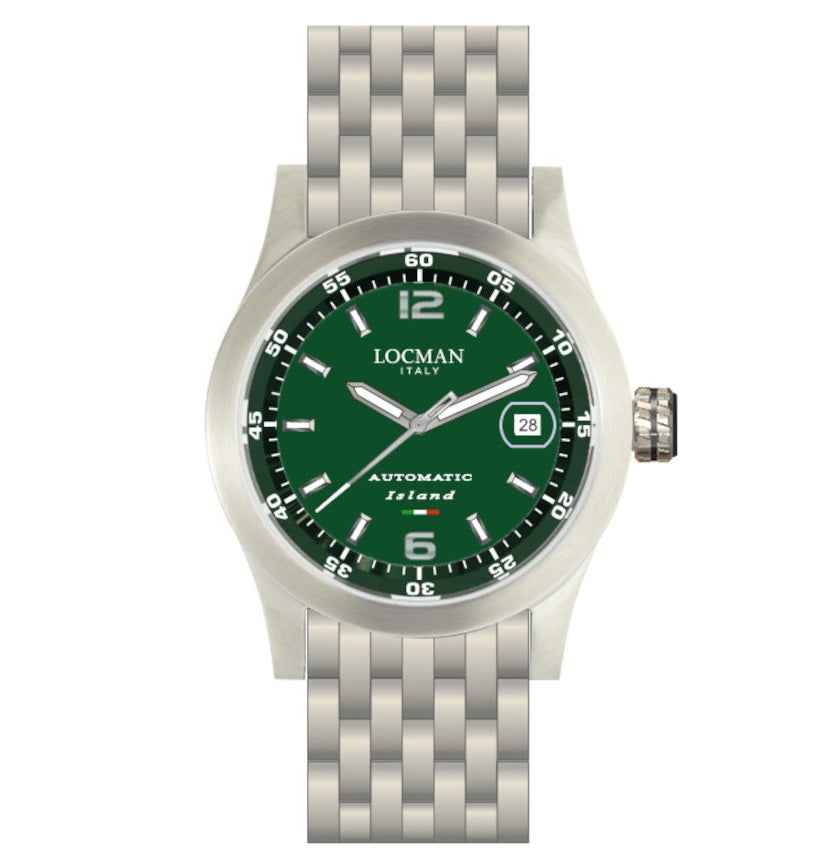 Orologio Locman Island Automatico 0615V01-00BKWSIK 0615V01-00BKWSIK ...