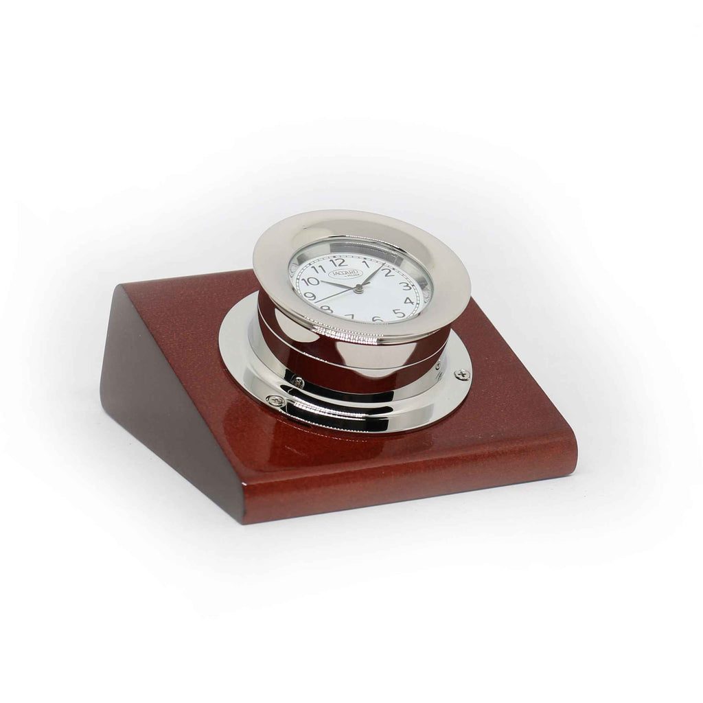 Jaccard Desk Alarm Clock Bounty Silver 14 3536 2 – Gioielleria Rosaspina