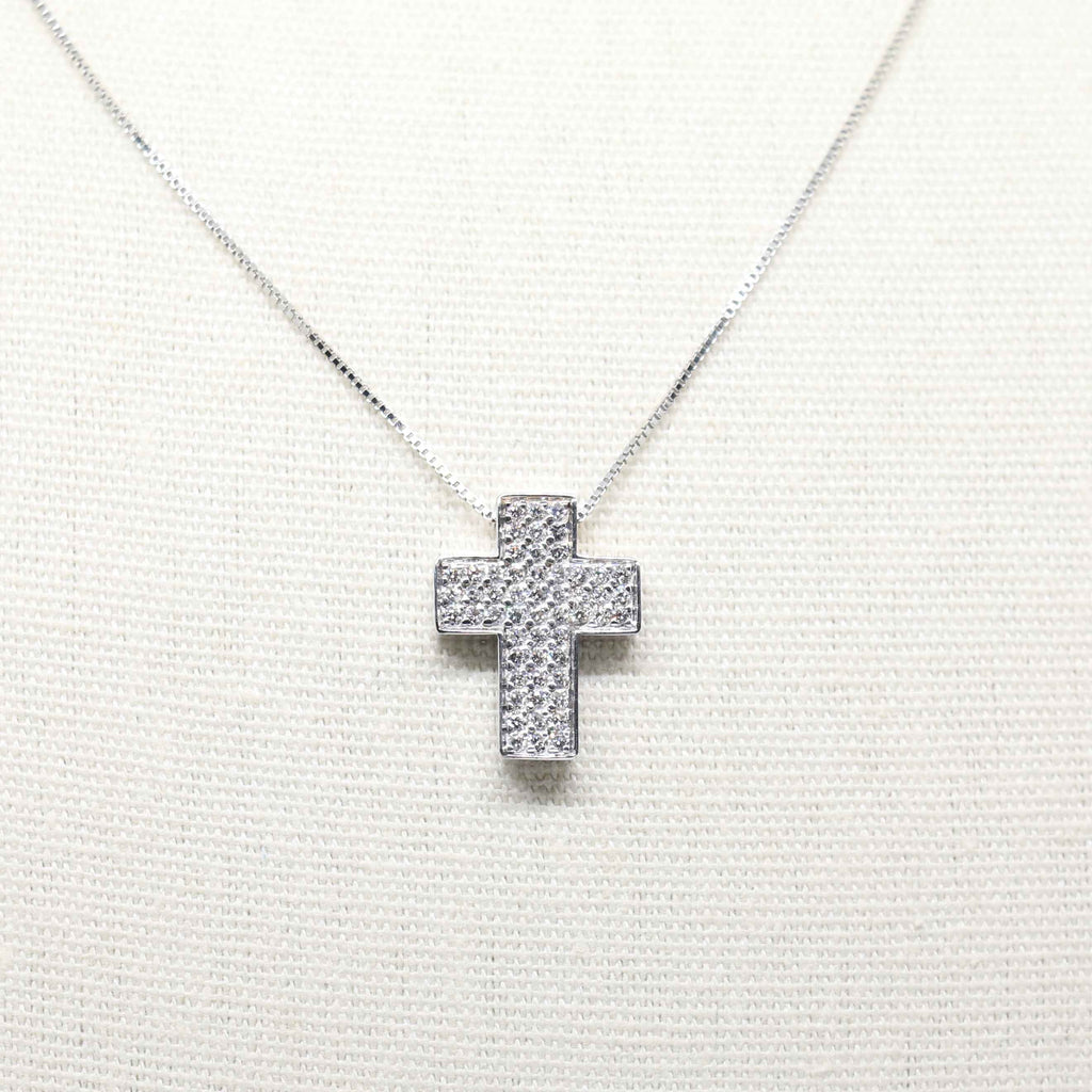 Girocollo Croce oro Bianco e Diamanti BIBIGI CLS8034B3 – Gioielleria ...